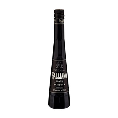 GALLIANO BLACK SAMBUCA 350ML - Valore Cellars